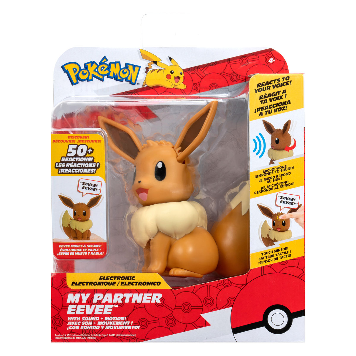POKEMON Mój Partner Eevee, figurka - JAS POKEMON | Sklep EMPIK.COM