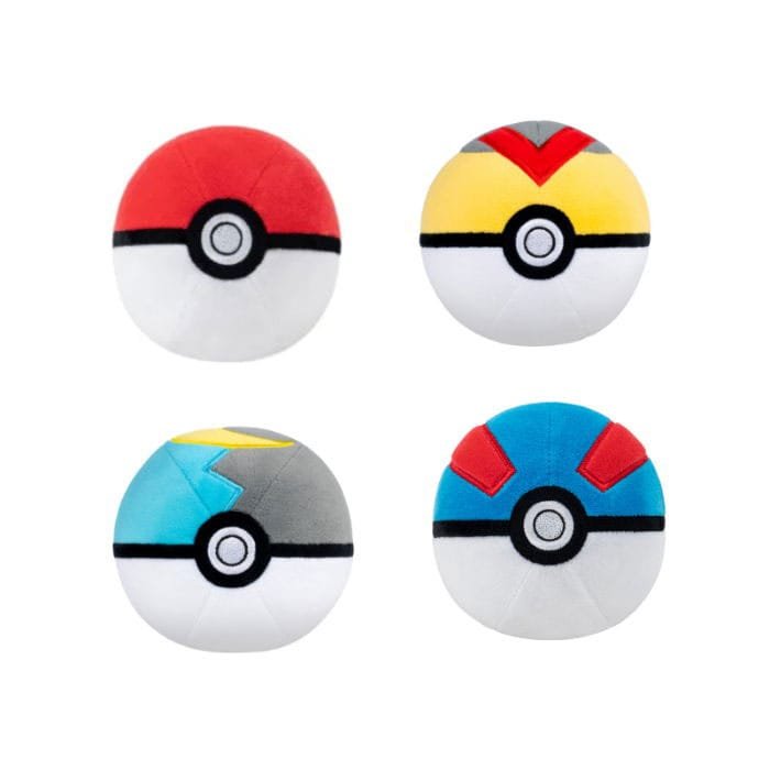 Pokémon Plush Figure Pokeball Version 6 10 cm Assortment (6) - Inna ...