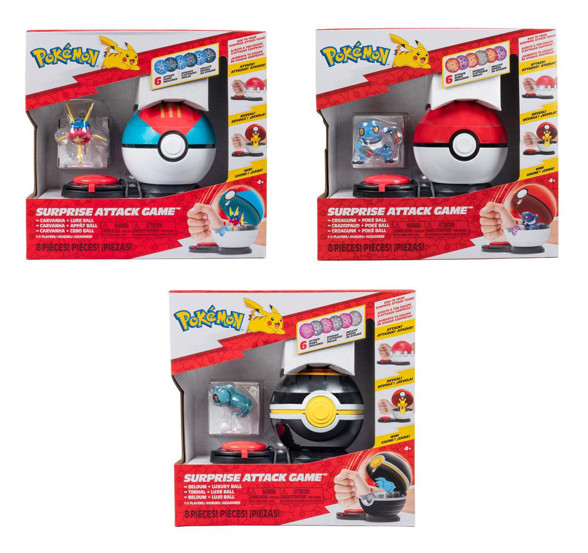 Pokemon Surprise Attack 3 wzory - Pokemon | Sklep EMPIK.COM