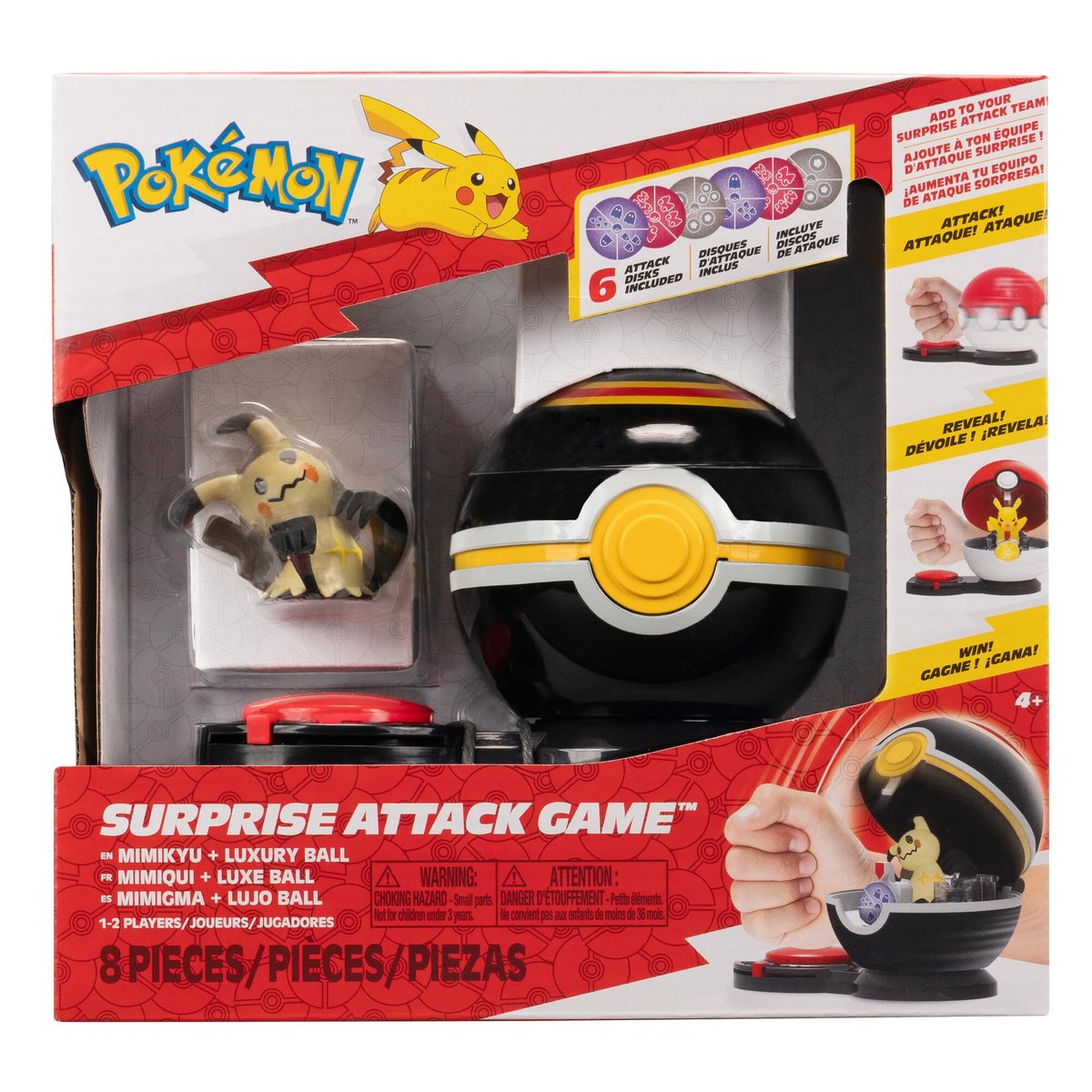 Pokemon Surprise Attack Game Single-Pack Sandygast with Heavy Ball ...