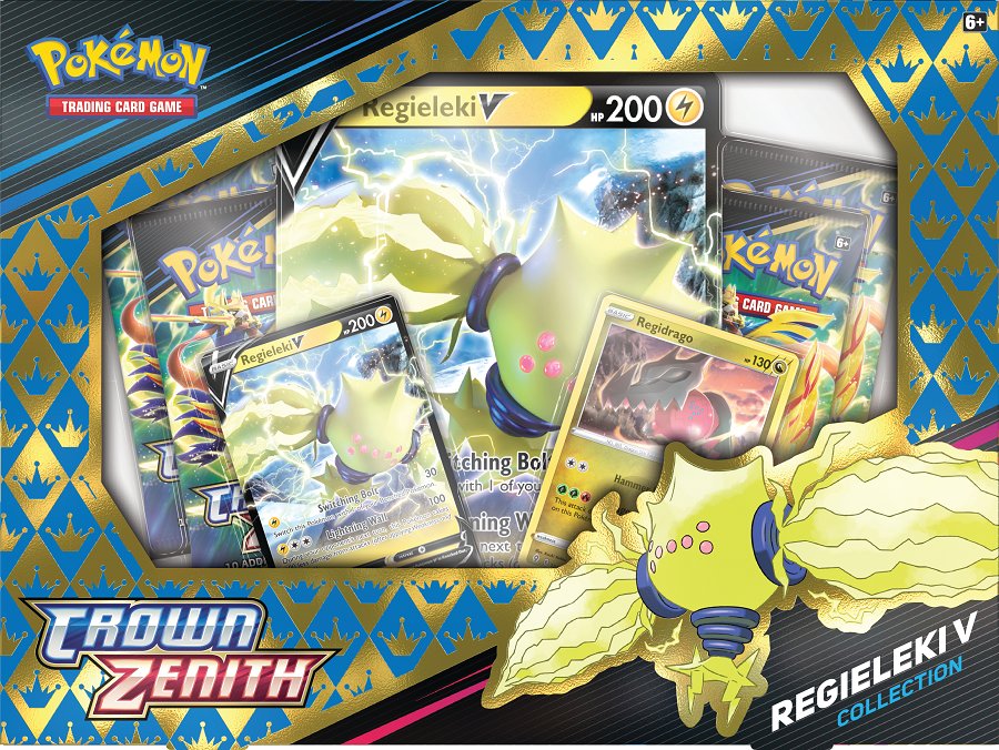 Pokémon TCG: Crown Zenith Regieleki V / Regidrago V Collection ...