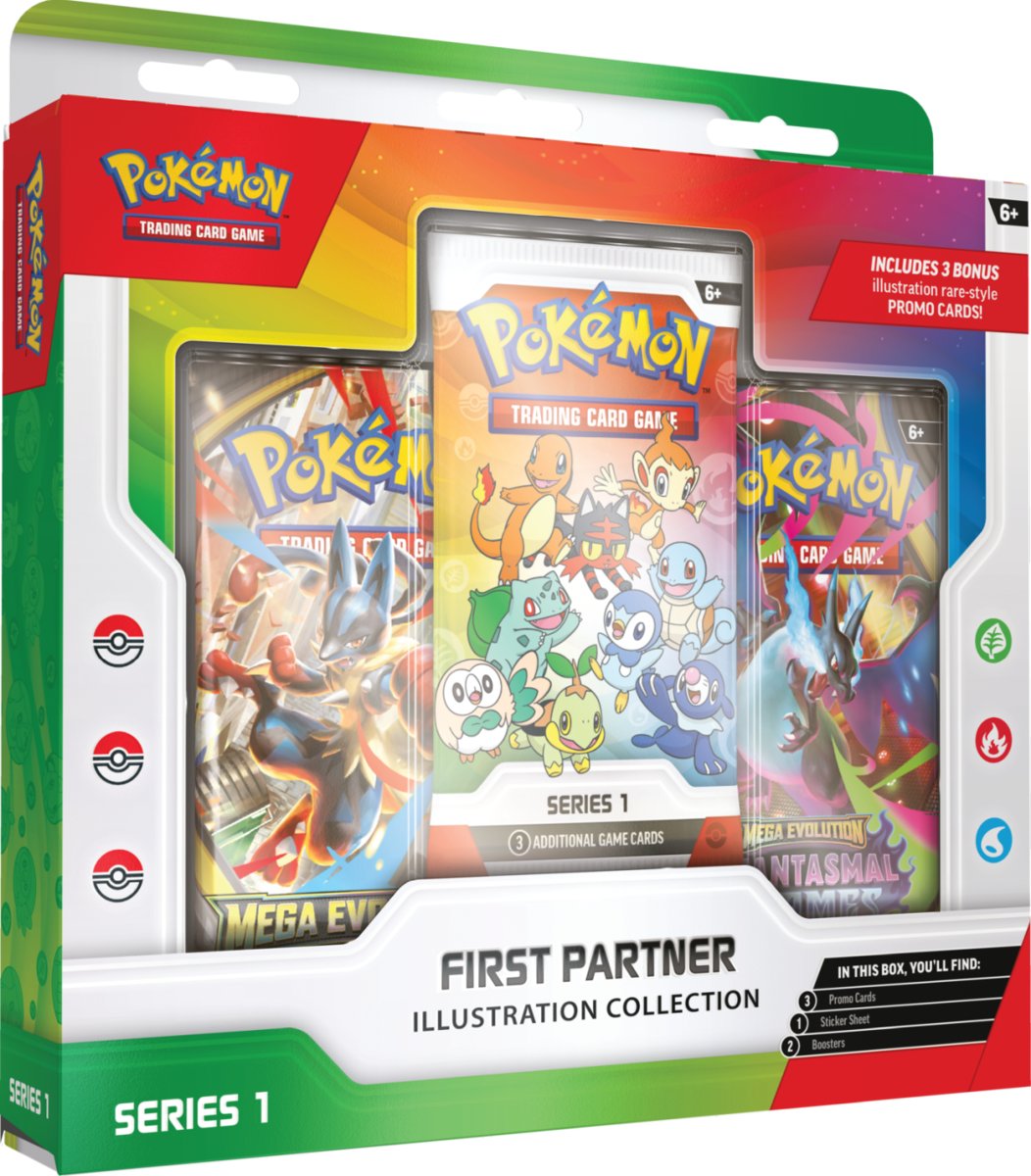 Pokémon TCG: First Partner - Illustration Collection - Series 1 - The ...