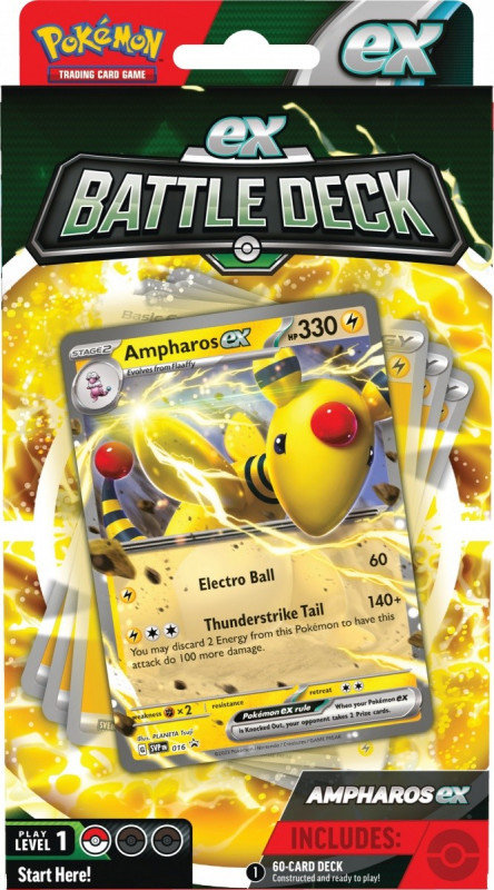 Pokemon TCG, Karty April Ex Battle Deck Ampharos - Pokemon | Sklep EMPIK.COM