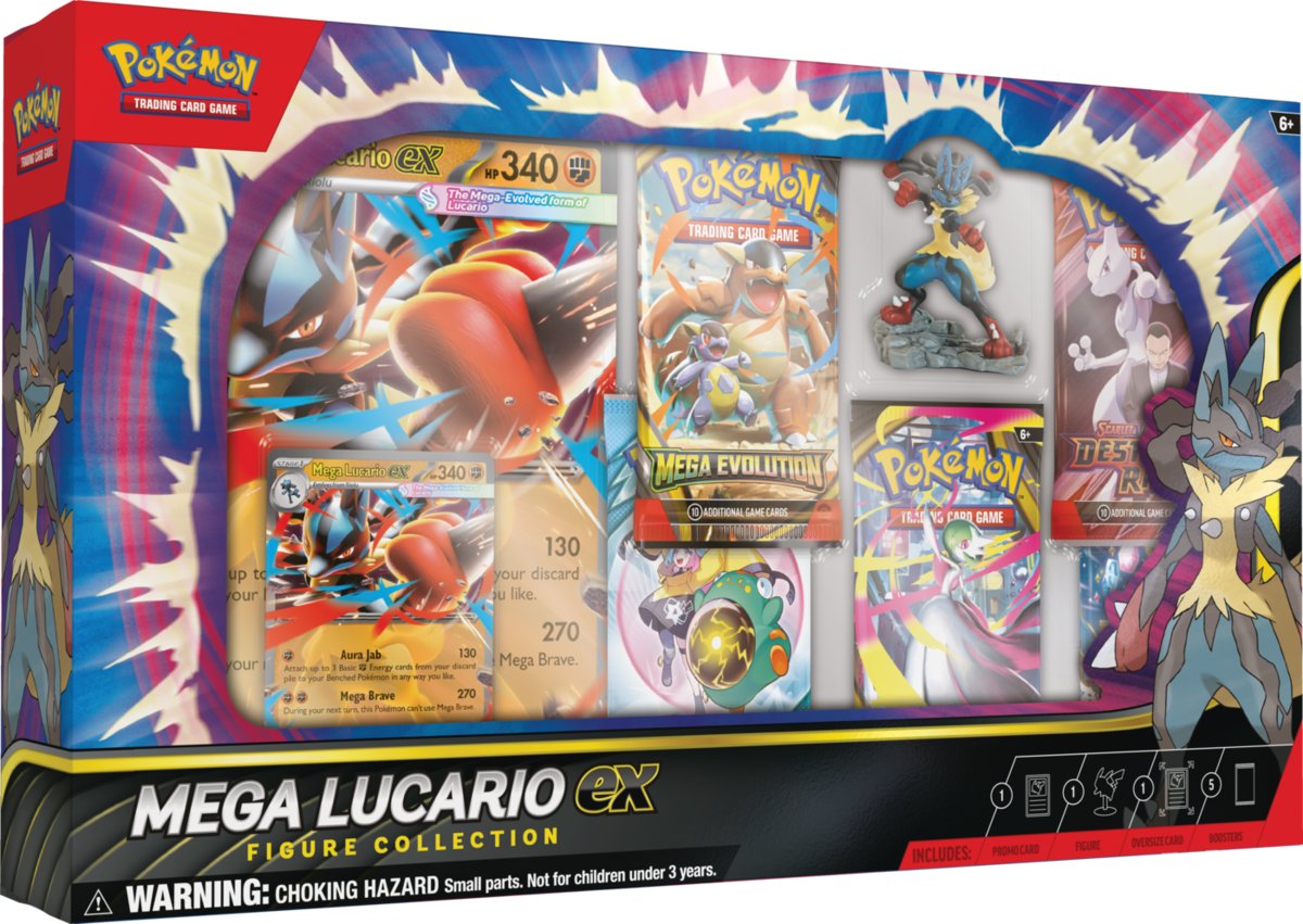 Pokémon TCG: November Figure Box - Lucario - Pokémon | Sklep EMPIK.COM
