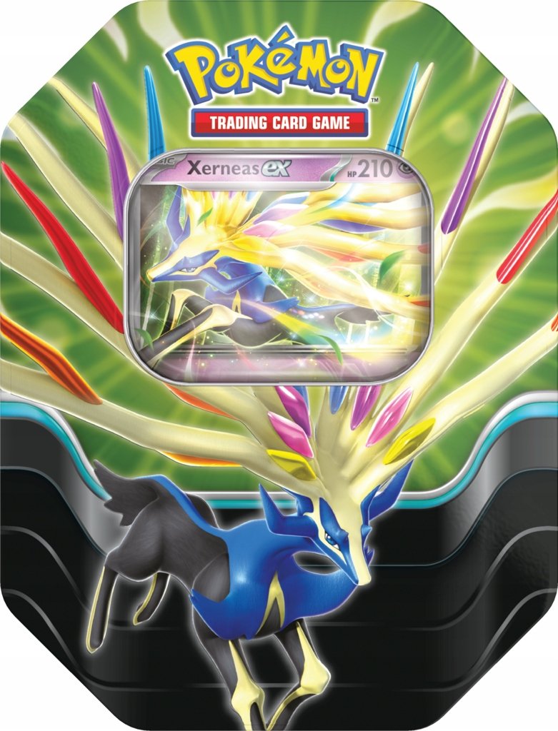 Pokemon TCG: Scarlet Violet - Spring Azure - Tin Puszka - Xerneas ...
