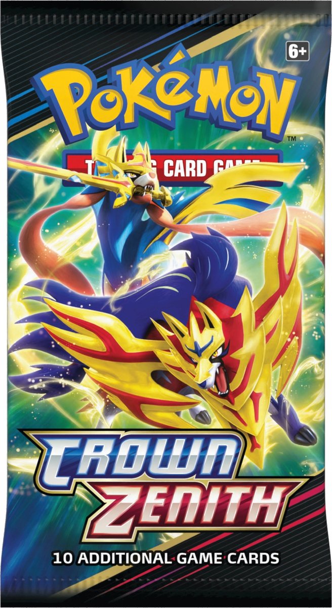 Pokemon TCG: Sword and Shield - Crown Zenith - Booster Pack - Pokemon ...