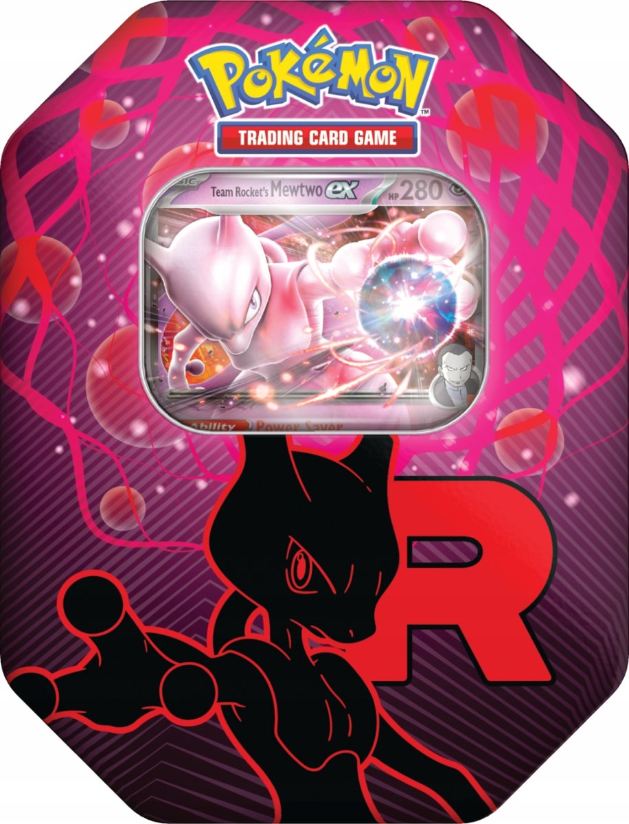 POKÉMON TCG: TEAM ROCKET FALL EX TIN - MEWTWO EX - Pokemon | Sklep ...