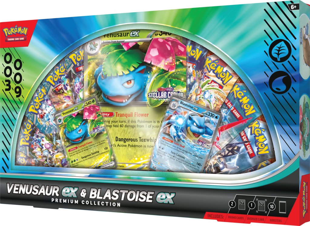 Pokémon Tcg: Venusaur/Blastoise Premium Collection - The Pokemon ...