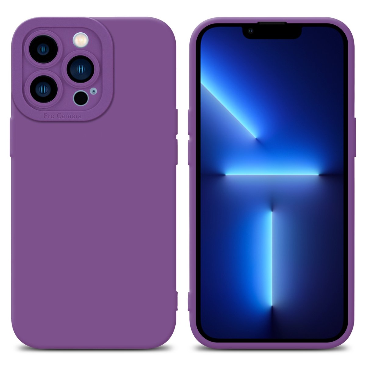 Pokrowiec Etui Do Apple iPhone 12 PRO MAX w FLUID MATOWY FIOLET TPU ...