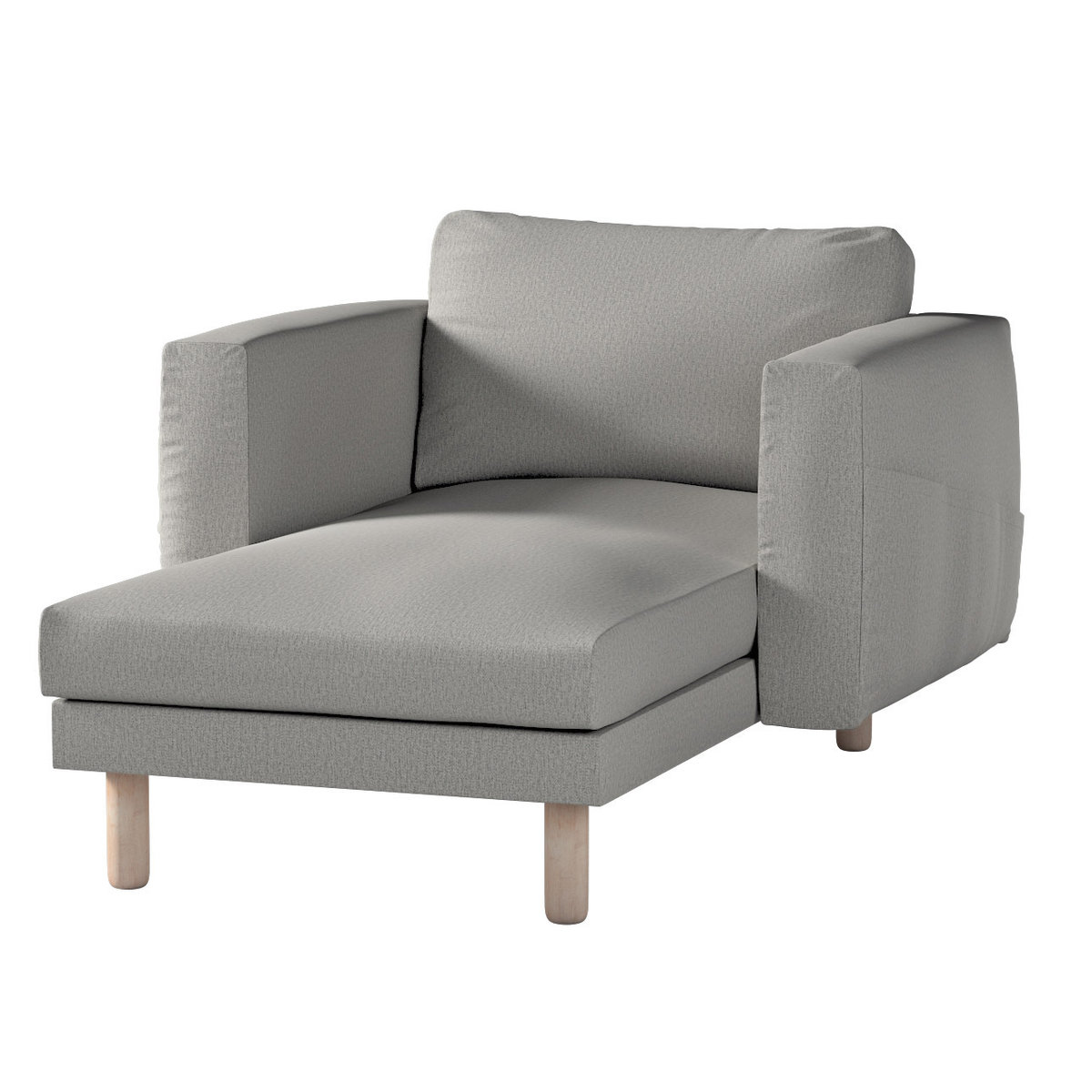 Pokrowiec na szezlong Norsborg z podłokietnikami, szaro-beżowy, 110 x ...