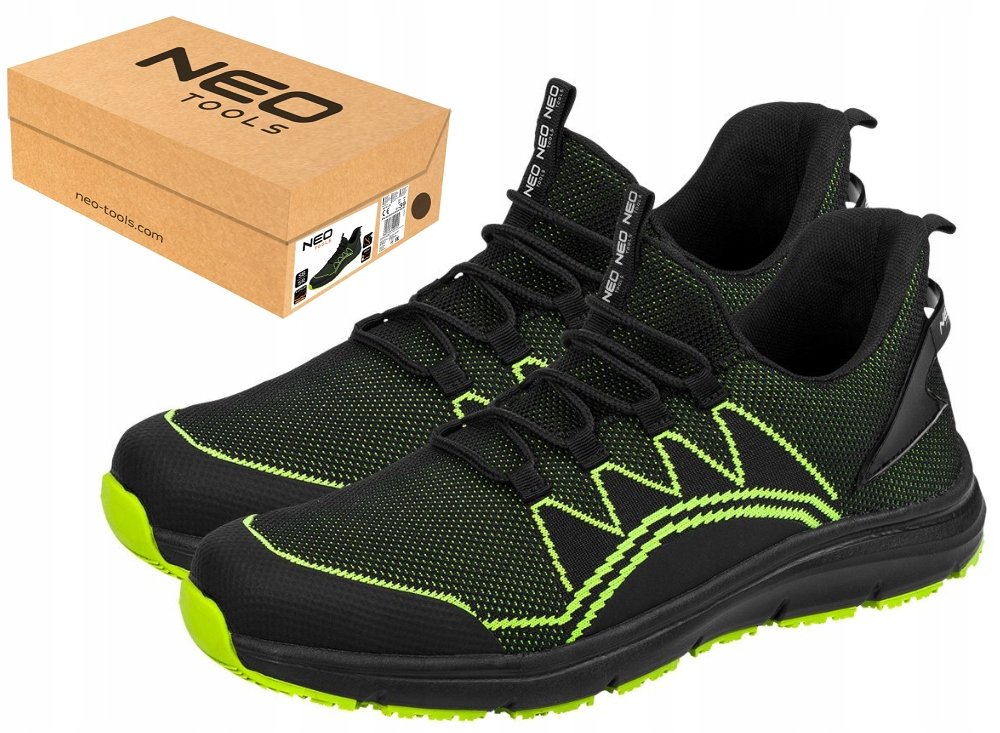 Półbuty buty obuwie robocze ochronne SB SR stalowy podnosek rozmiar 42, NEO 82-161-42 - NEO ...