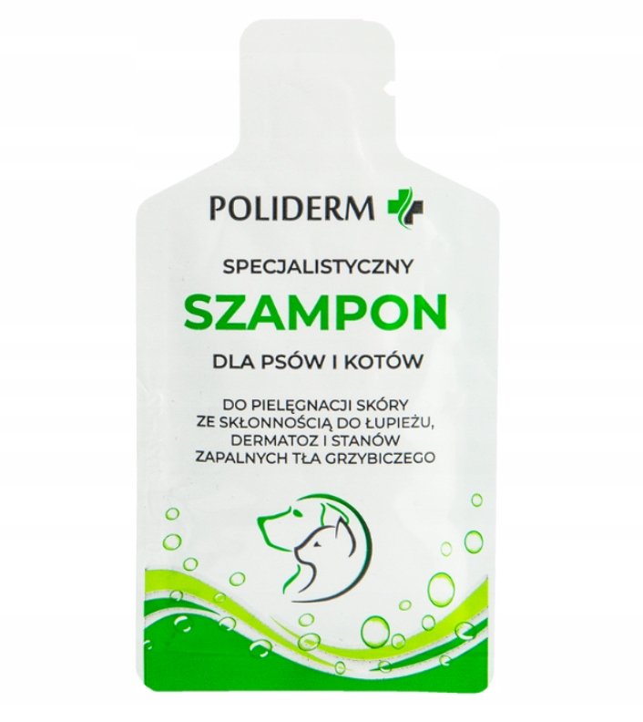 Poliderm Szampon Dla Psa Kota Specjalistyczny Na Łupież Stany Zapalne ...