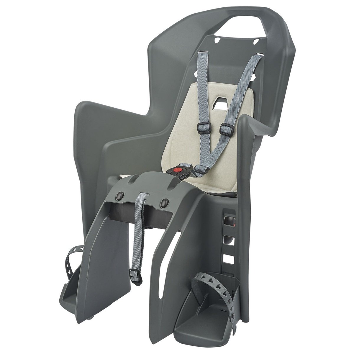 Polisport, Fotelik rowerowy, Koolah CFS na bagażnik, szaro-kremowy ...