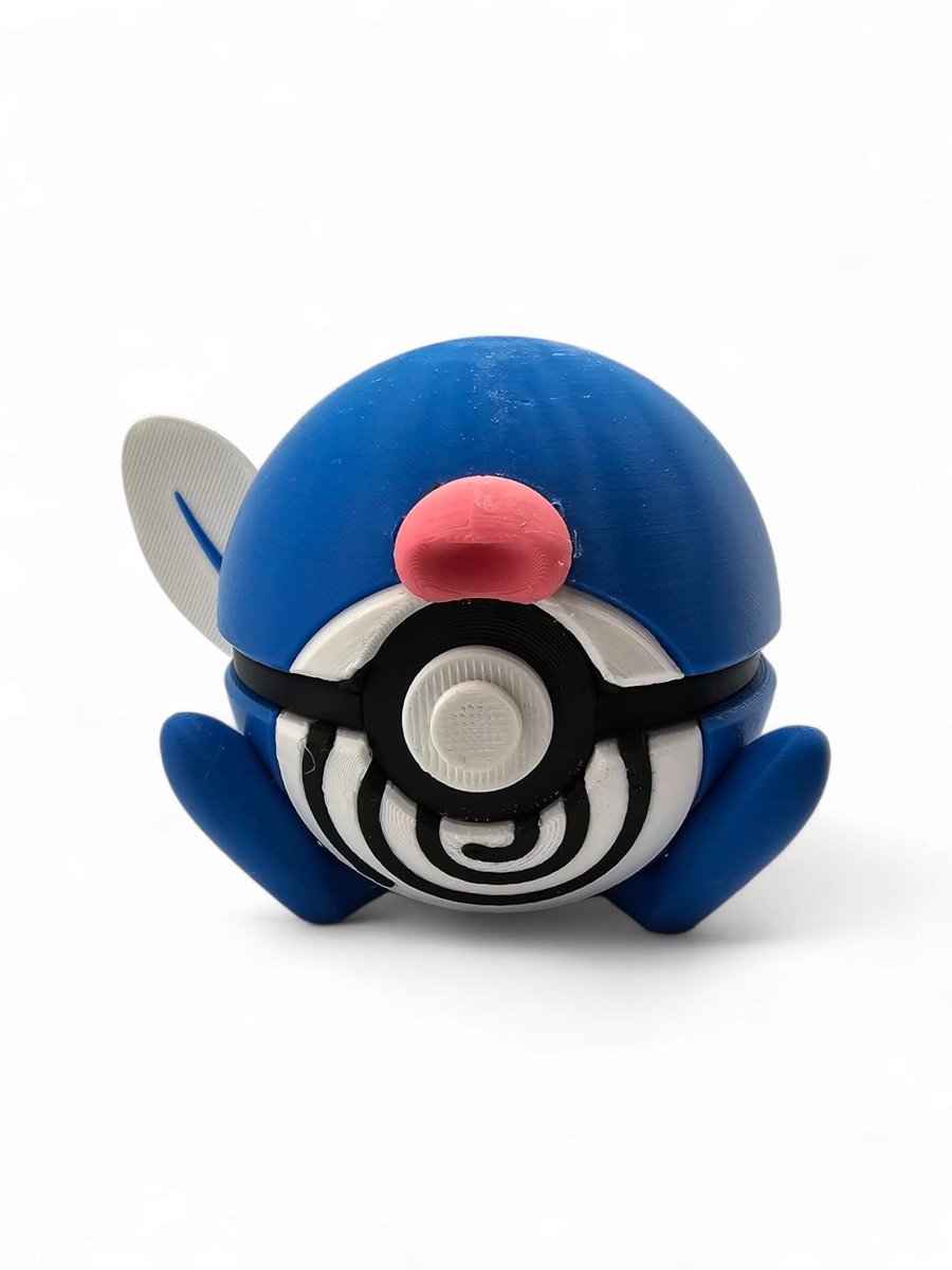 Poliwag Ball – Figurka Pokémon – Kolekcjonerska Pokeball - MoranQ ...