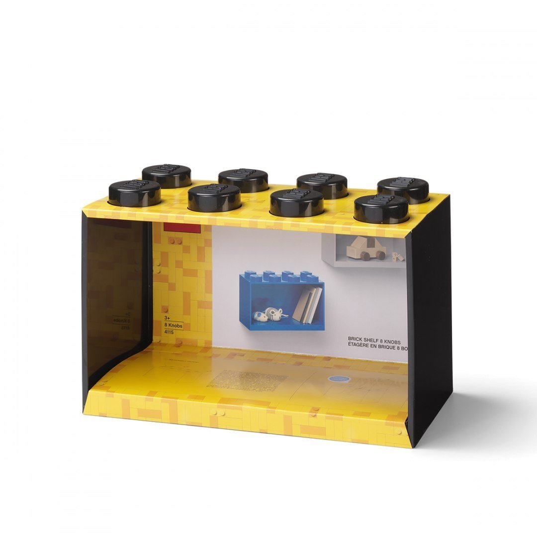 Półka LEGO® BRICK 8 (Czarna) - LEGO | Sklep EMPIK.COM