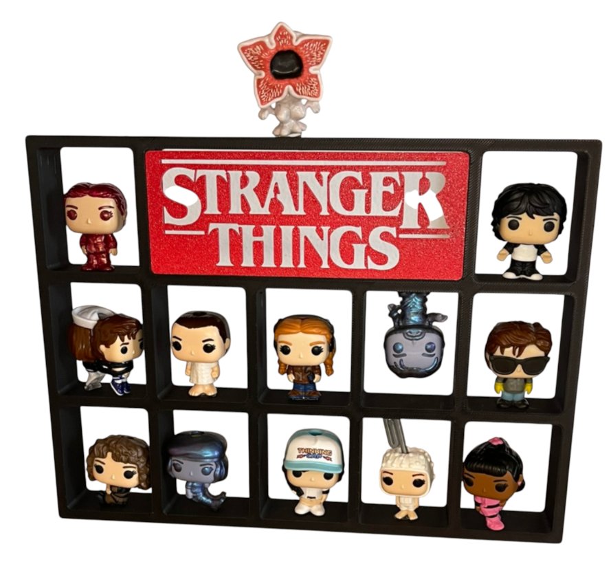 PÓŁKA NA FIGURKI STRANGER THINGS KINDER JOY FUNKO POP KOLEKCJONERSKA ...