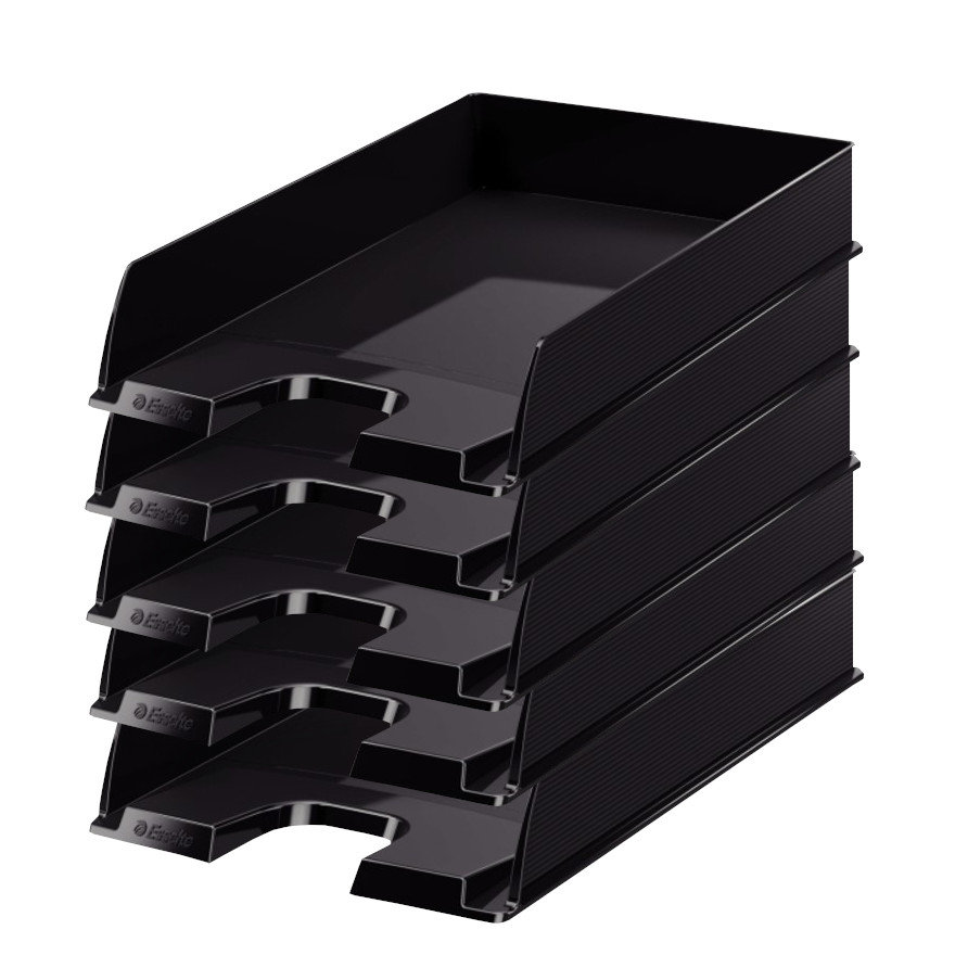 Półka szuflada tacka na dokumenty A4 Czarny - ZESTAW 5SZT - Esselte ...