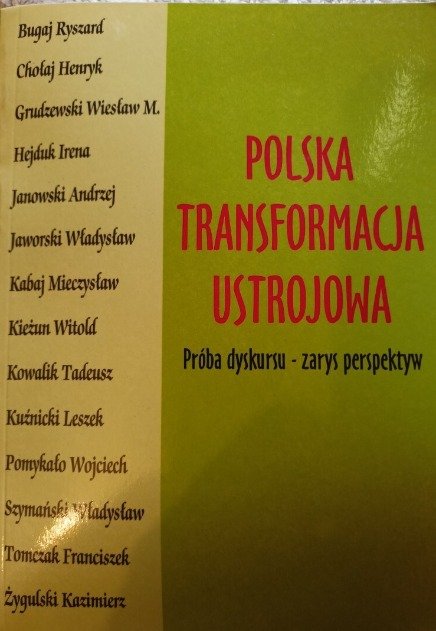 Polska transformacja ustrojowa - Opracowanie zbiorowe | Książka w Empik