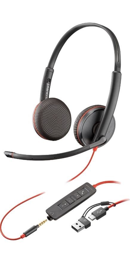 POLY Słuchawki Blackwire 3225 USB-C/A+3,5mm 8X229AA - HP Inc | Sklep ...