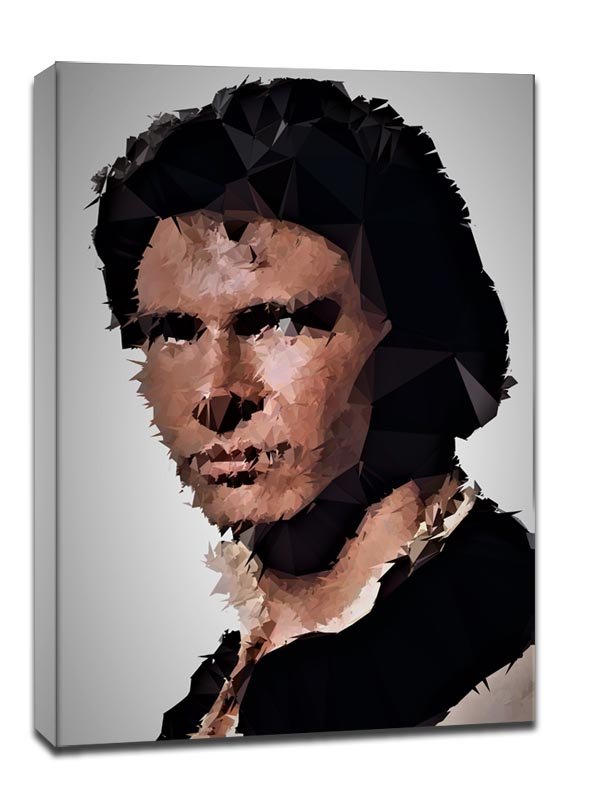 POLYamory - Han Solo, Gwiezdne Wojny Star Wars - obraz na płótnie ...