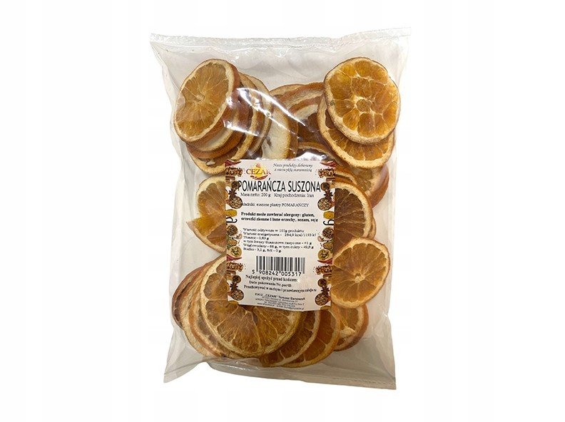 POMARAŃCZA SUSZONA PLASTRY 50g super zapach - P.H.U. Cezar | Sklep ...