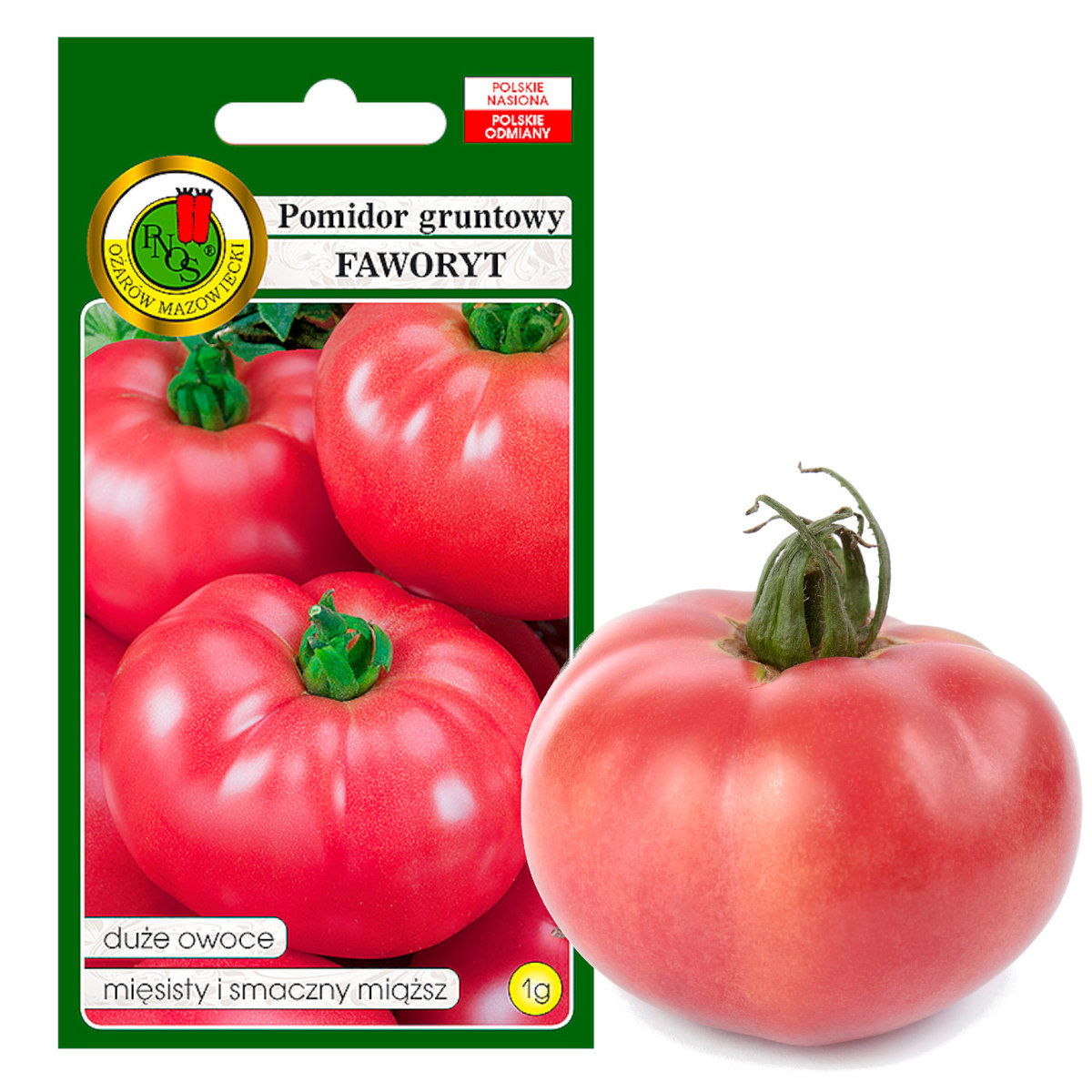 Pomidor Faworyt Owoc Xxl Mięsisty Nasiona Bez Gmo - PNOS | Sklep EMPIK.COM