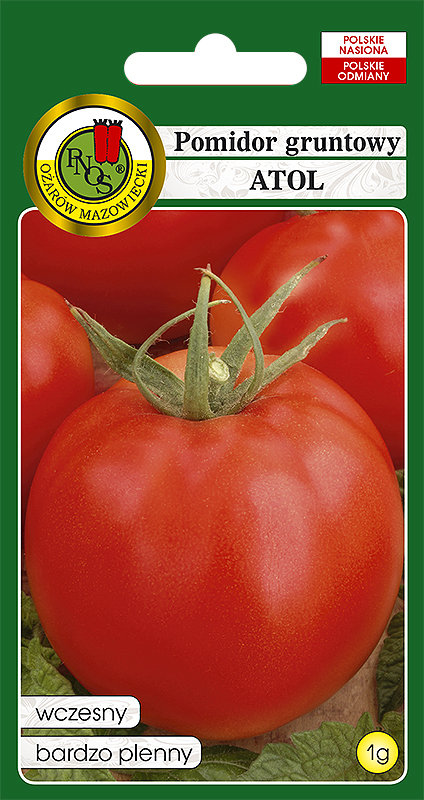POMIDOR GRUNTOWY ATOL WCZESNY NASIONA BEZ GMO - PNOS | Sklep EMPIK.COM