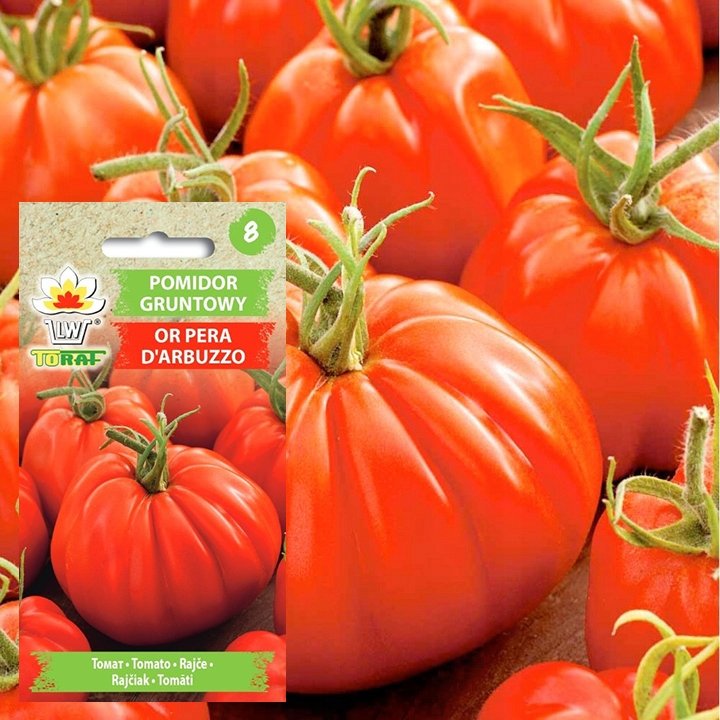 Pomidor gruntowy wysoki OR PERA D'ABRUZZO Solanum lycopersicum L. - Toraf | Sklep EMPIK.COM
