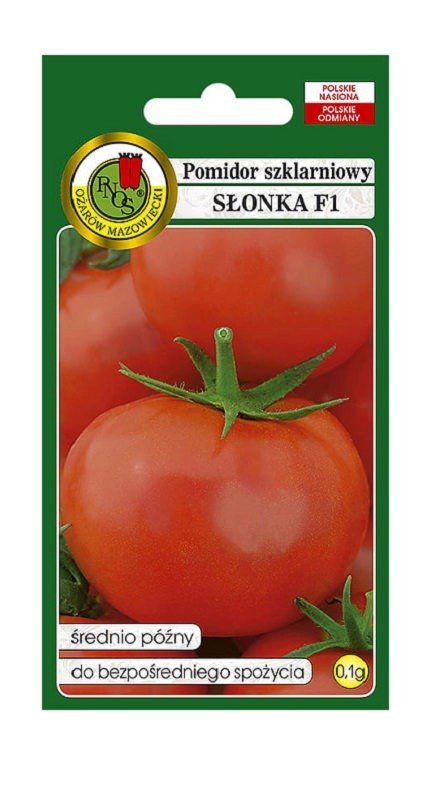 Pomidor pod osłony Słonka F1 0,1 g PNOS - PNOS | Sklep EMPIK.COM