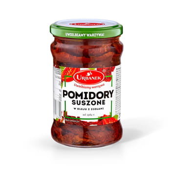 Pomidory suszone w oleju z ziołami Urbanek 270g/150g - Urbanek | Sklep ...