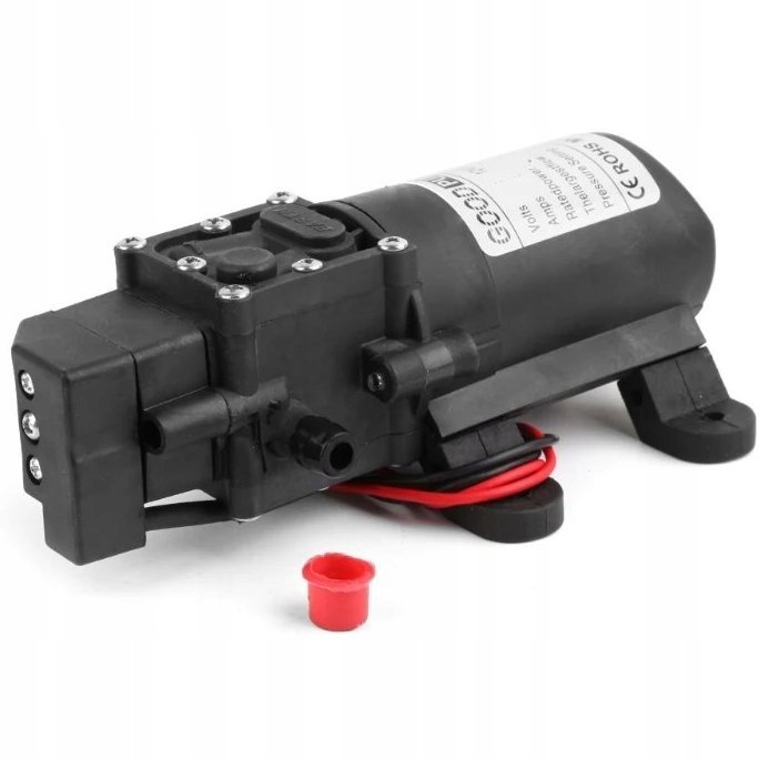 Pompa 12V 6L/min 72W 6A do wody pompka ciśnieniowa przeponowa np ...