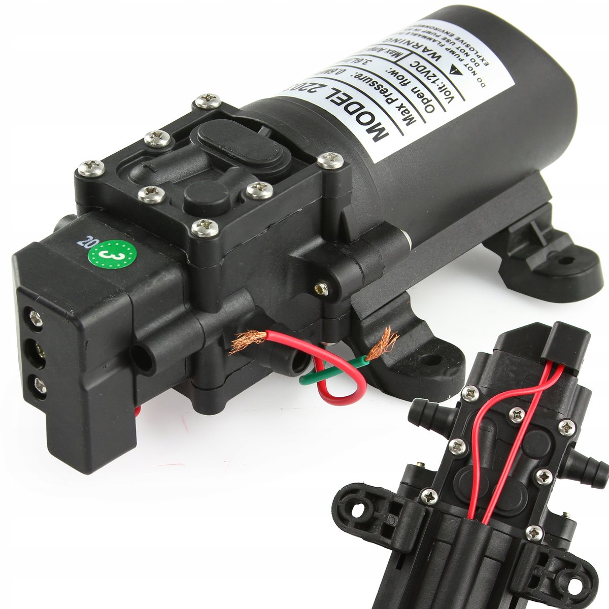 POMPA DO OPRYSKIWACZA AKUMULATOROWEGO POMPKA 12V M8320301 - Demon ...