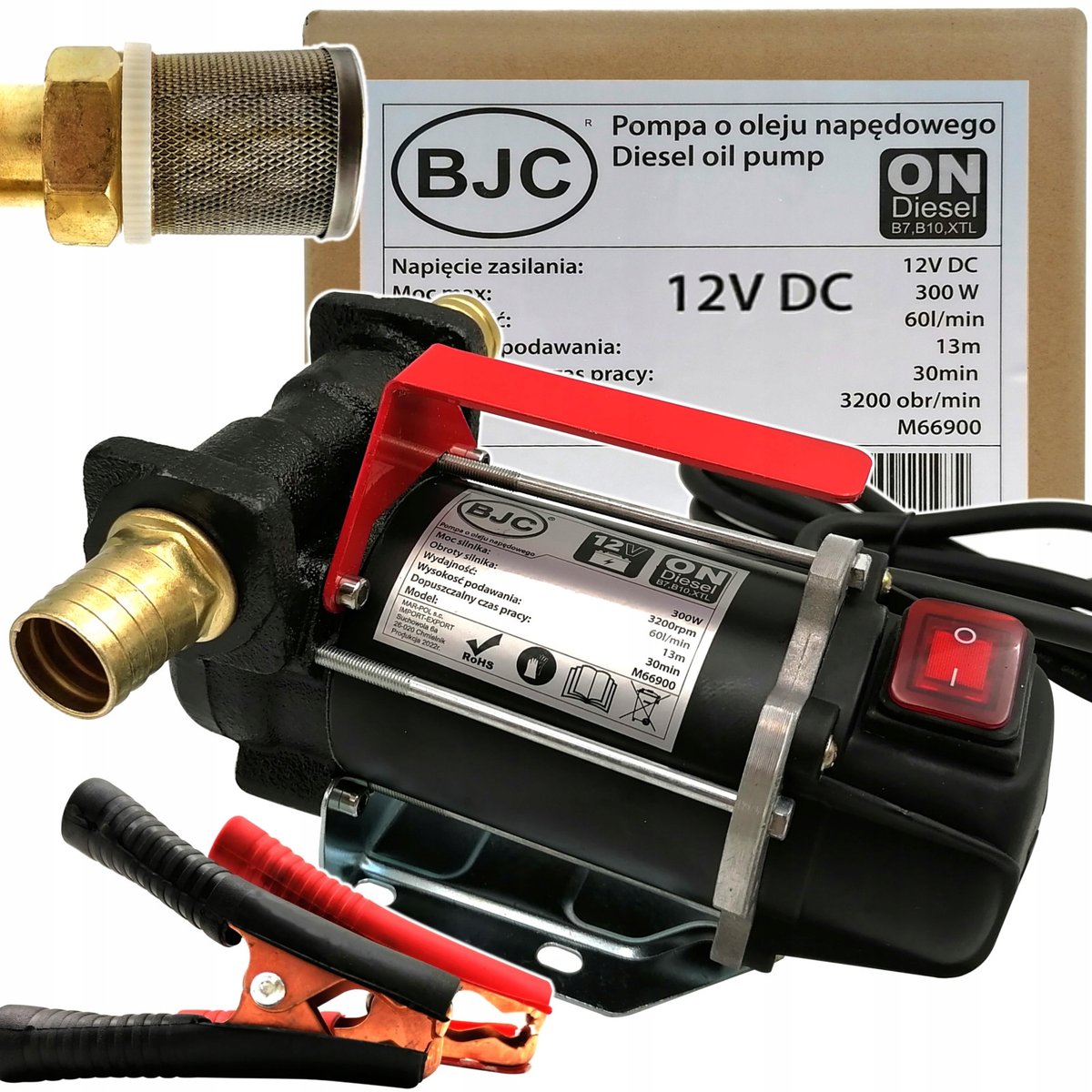 Pompa Do Paliwa Oleju Ropy Mini Cpn 12V On Bjc 60L - BJC | Motoryzacja ...