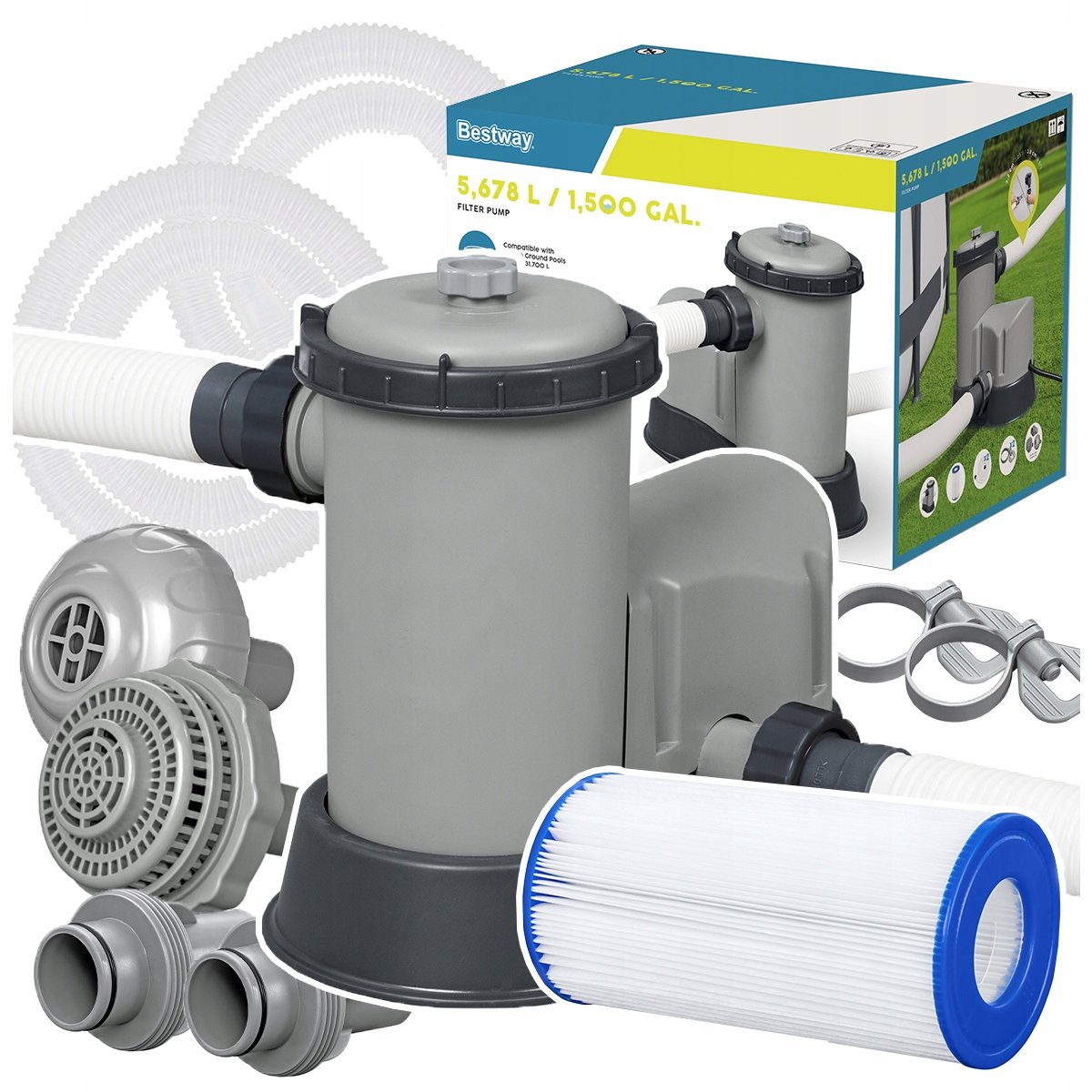 POMPA FILTRUJĄCA kartuszowa 58389 aż 5678 L/H BESTWAY - Bestway | Sklep ...