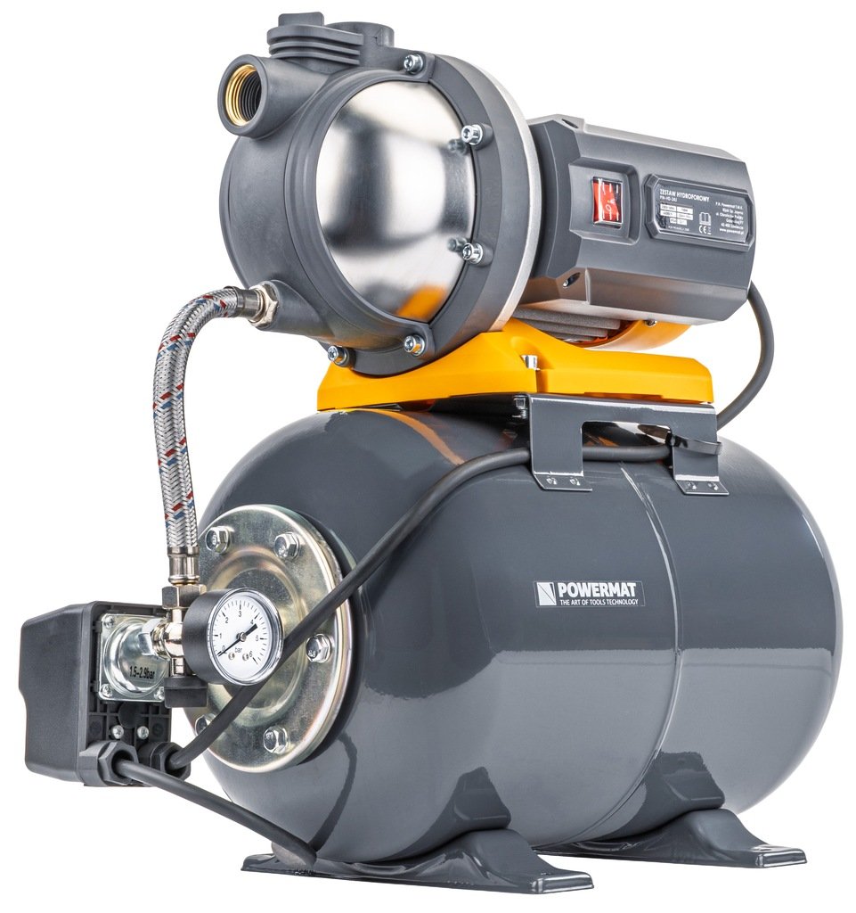 POMPA HYDROFOROWA HYDROFOR DO WODY ZBIORNIK 24L 900W WYDAJNY ZESTAW ...