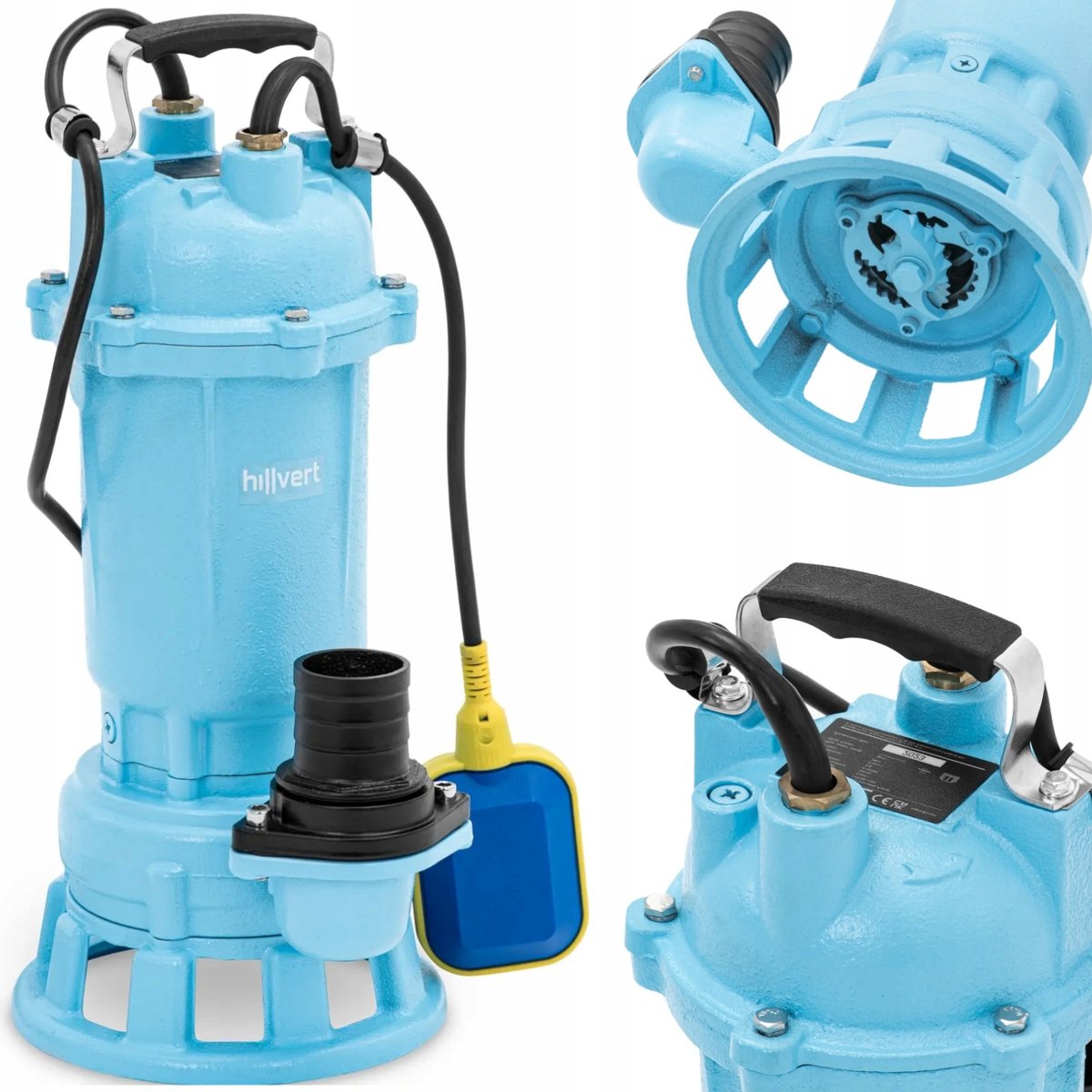 Pompa zanurzeniowa zatapialna do brudnej wody z rozdrabniaczem 500 l ...