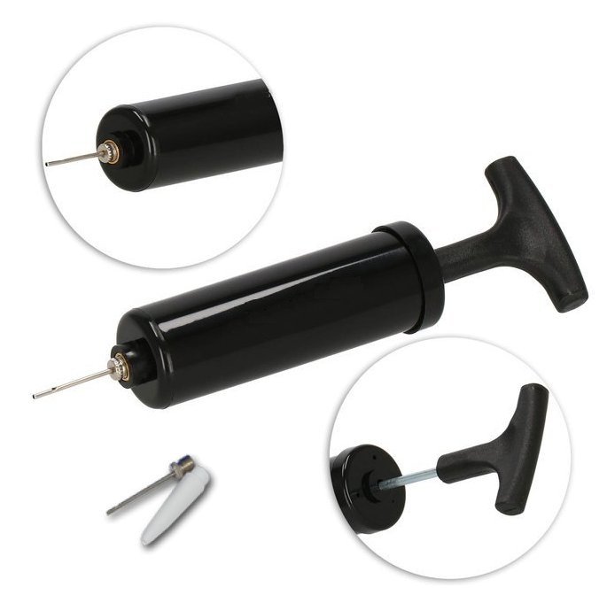 Pompka do piłek z igłą ręczna balonów pompowania - AQUA SPORT | Sport ...