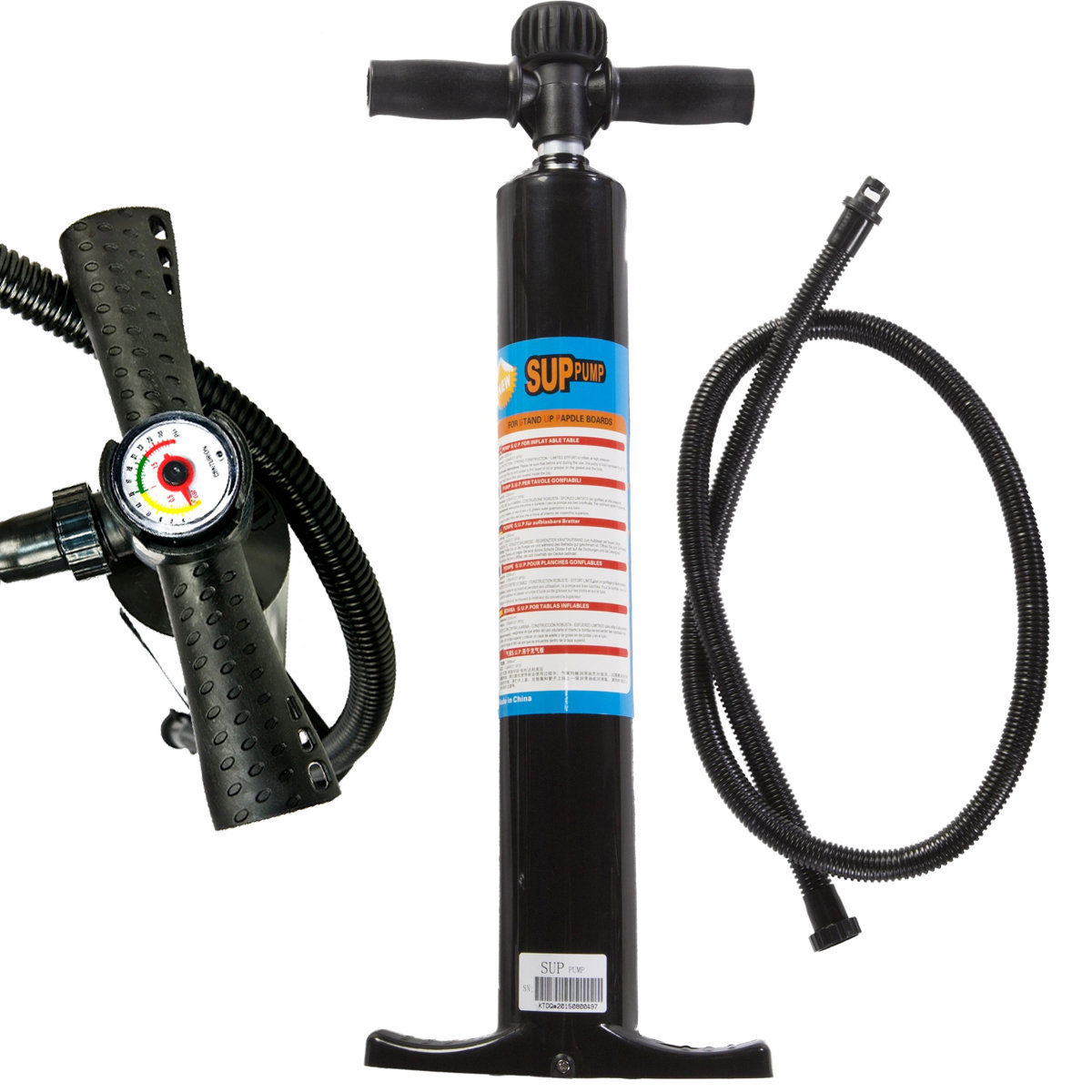 Pompka ręczna Artnico z manometrem - Inna marka | Sport Sklep EMPIK.COM