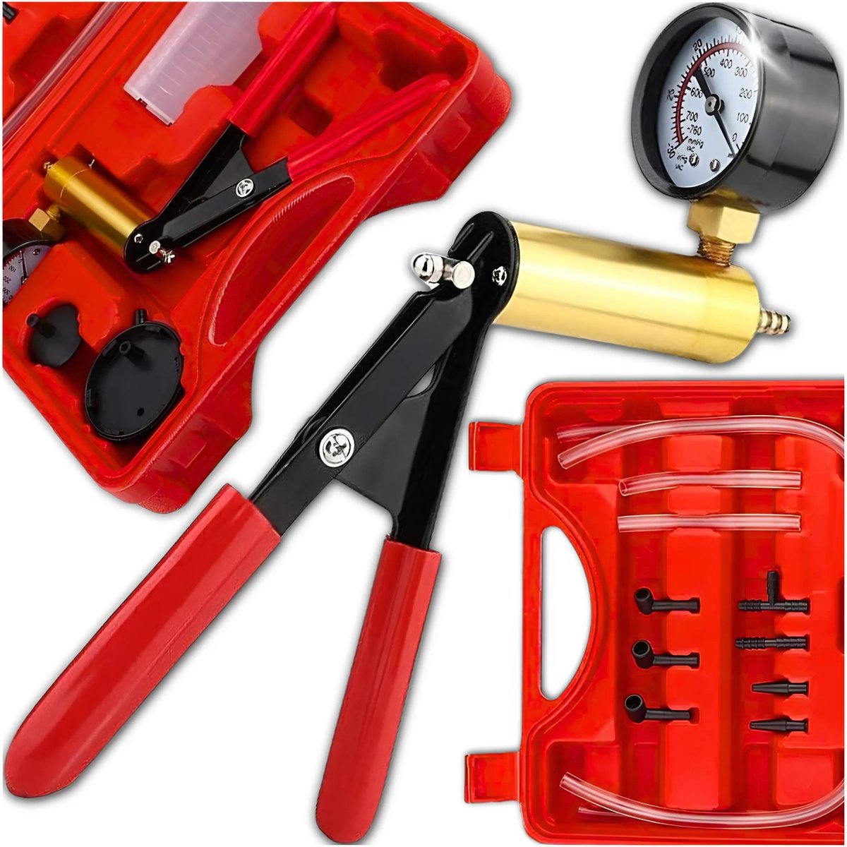 POMPKA RĘCZNA CIŚNIENIOWA PRÓŻNIOWA PODCIŚNIENIOWA SAMOCHODOWA 120ml ...