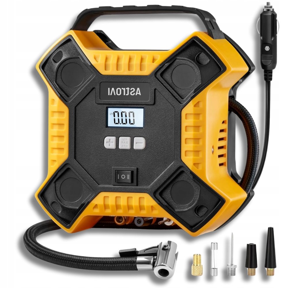 Pompka Samochodowa Do Opon Sprężarka Powietrza 12Vdc 160Psi - Inny ...