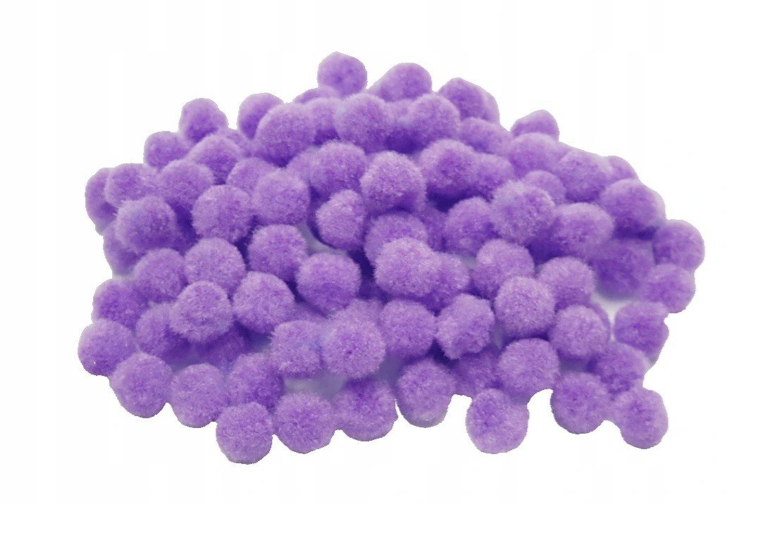 Pompony Pomponiki Kreatywne 1000Szt8Mm Fioletowe - dekoration1 | Sklep ...