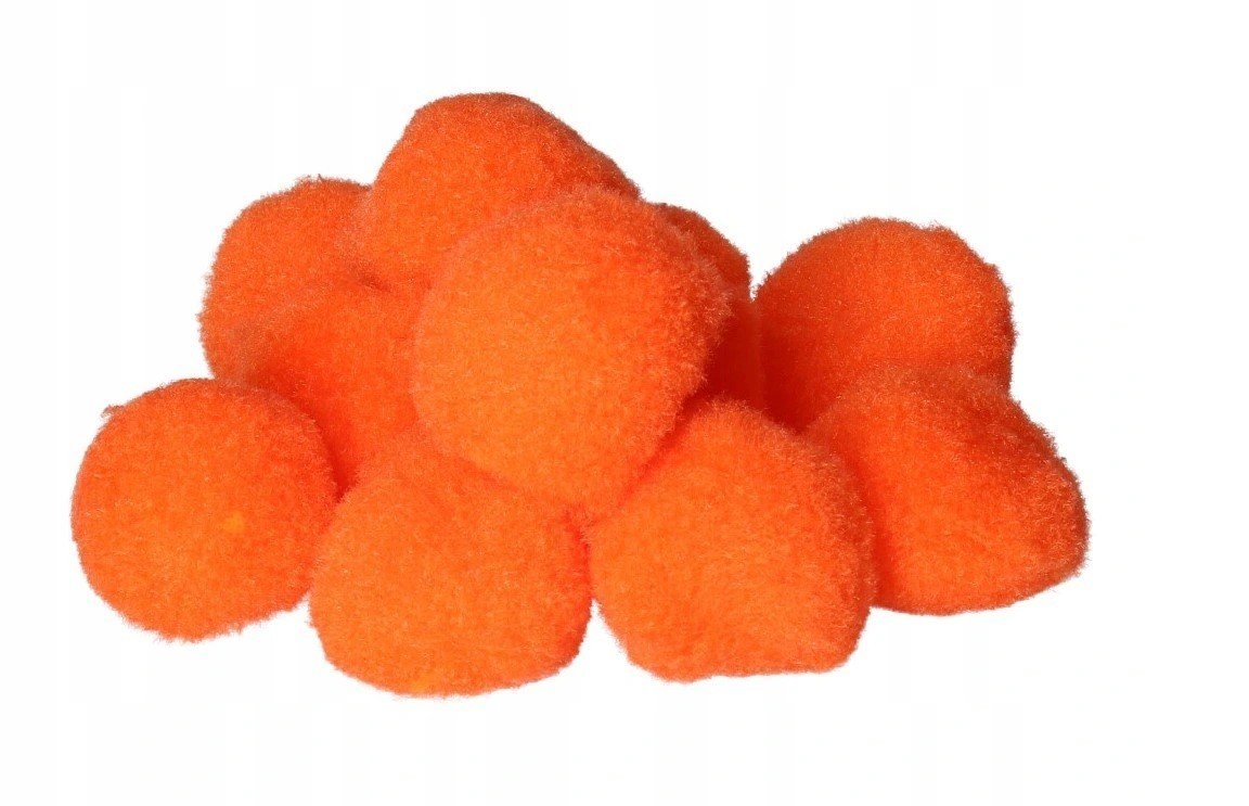 Pompony Pomponiki Kreatywne 4,5cm20Szt Pomarańcz - Inny producent ...