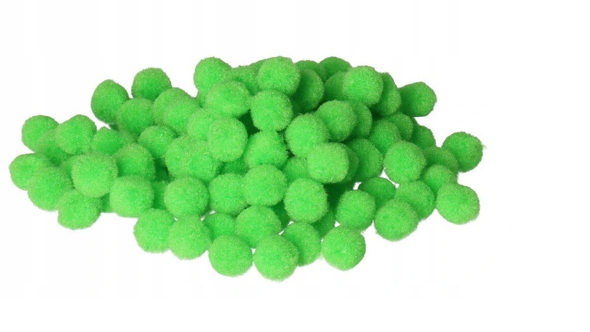 Pompony Pomponiki Kreatywne 500Szt 1,3cm Zielone - Inny producent ...