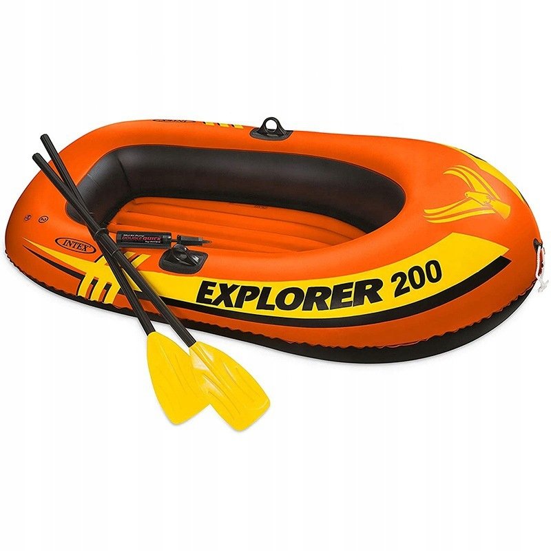 Ponton z wiosłami Explorer 200 196 cm INTEX 58331 dla dzieci - Intex ...