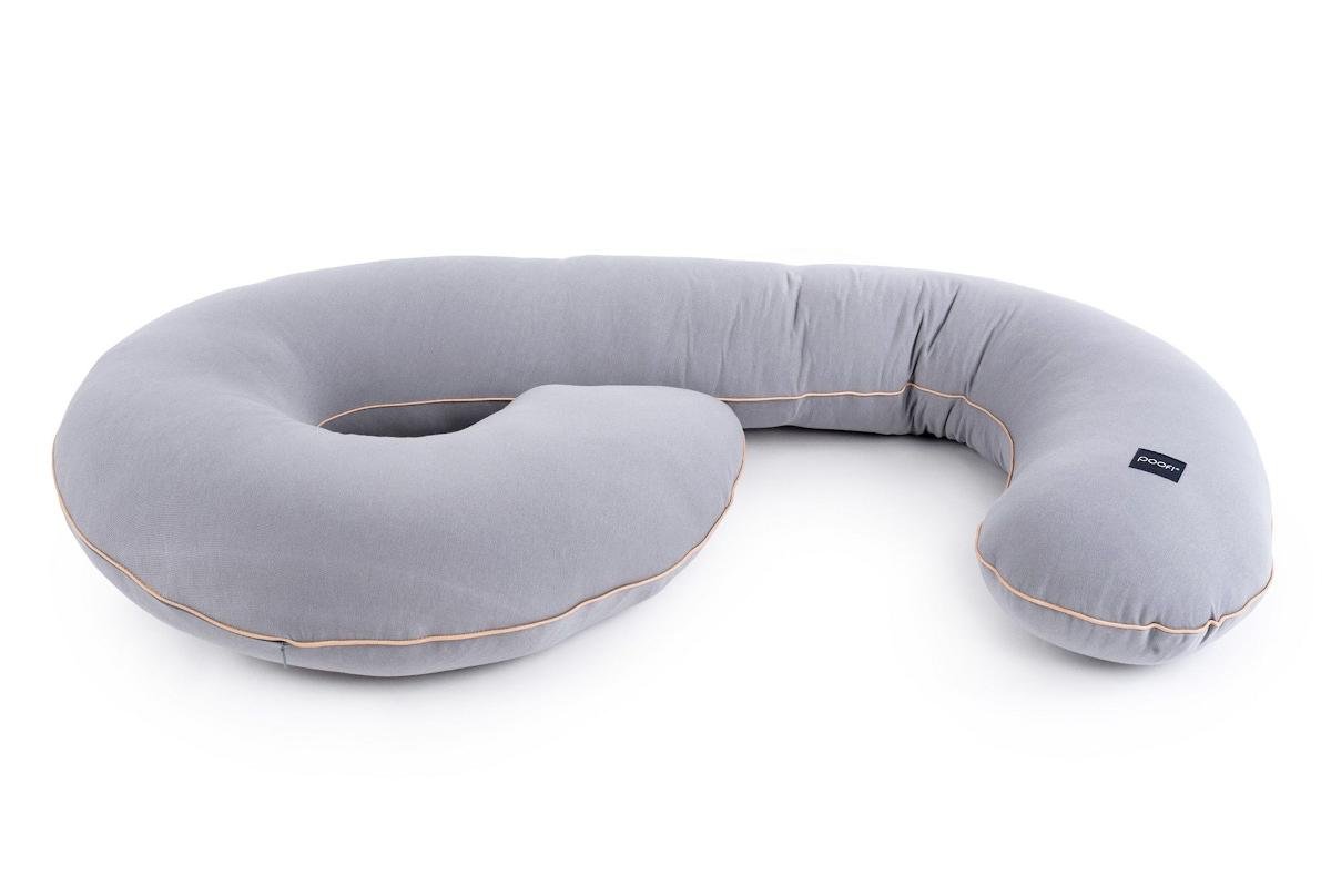 Poofi, Organic&Color, Poduszka ciążowa, Popielaty - Poofi | Sklep EMPIK.COM