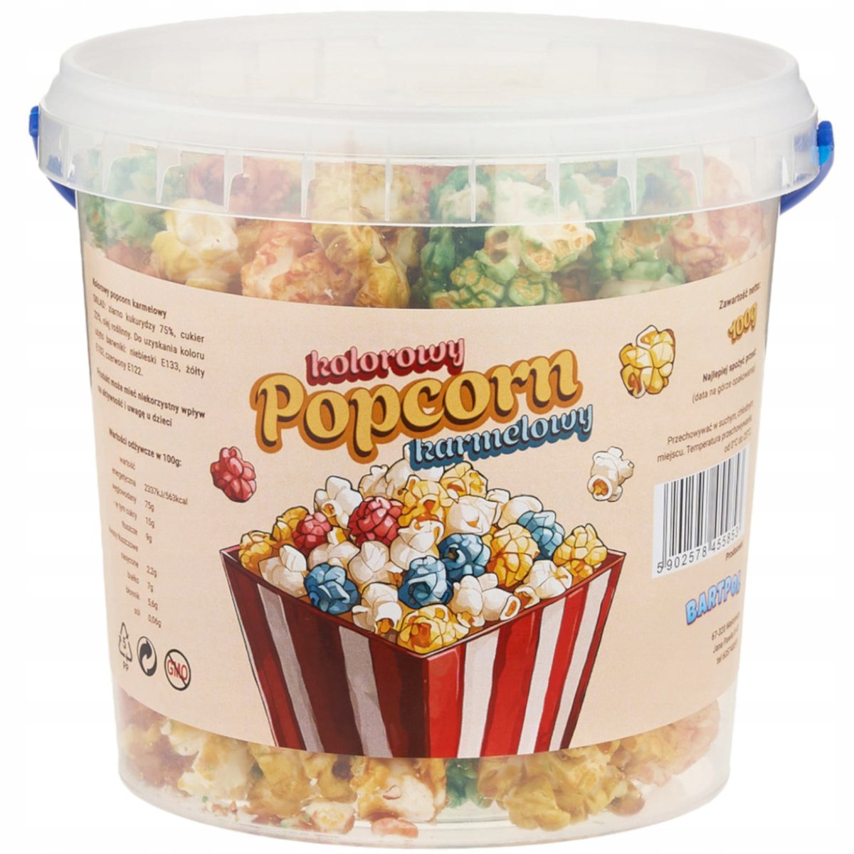 PopCorn gotowy karmelowy kolorowy 100g / 1L - Inna marka | Sklep EMPIK.COM