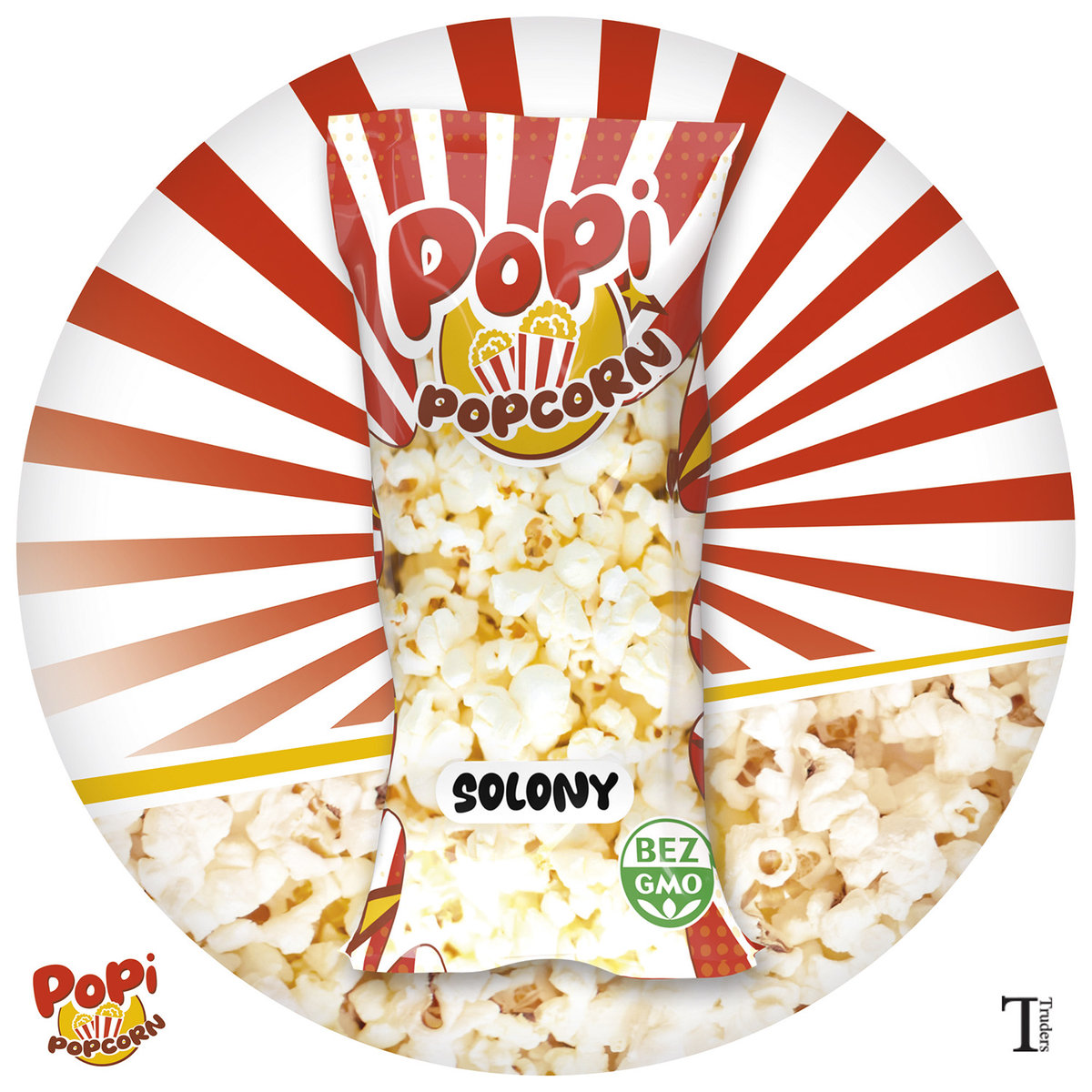 POPI Popcorn Solony Idealny NA RAZ! Tylko 78 kcal Zero Cukru BEZ GMO ...