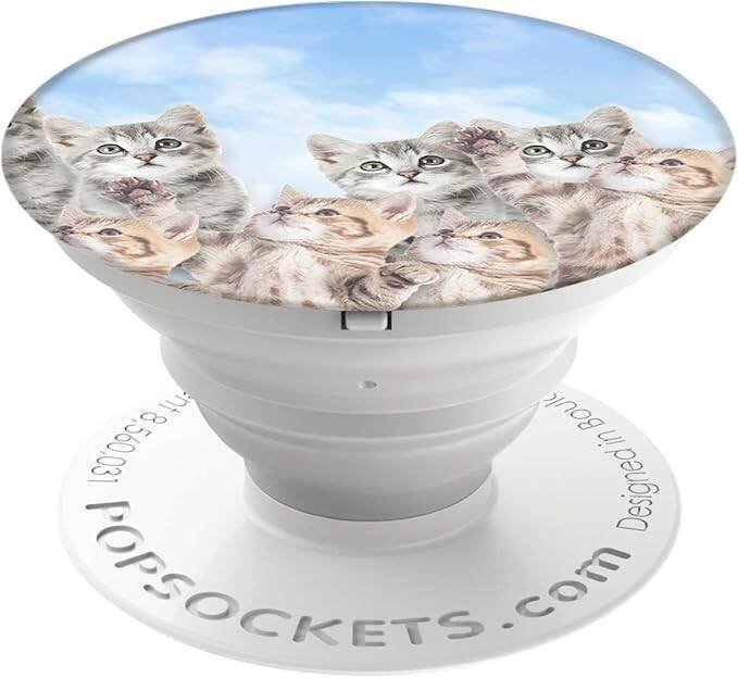 PopSockets Grip - Stand and Grip for Smartphones and Tablets - Sky Cats ...