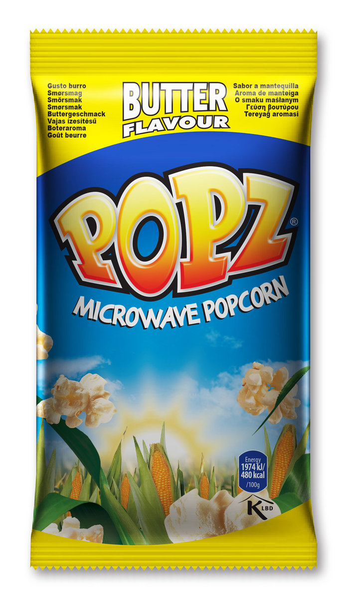 Popz Popcorn Maślany Do Prażenia W Mikrofali 90 G - Inna marka | Sklep ...