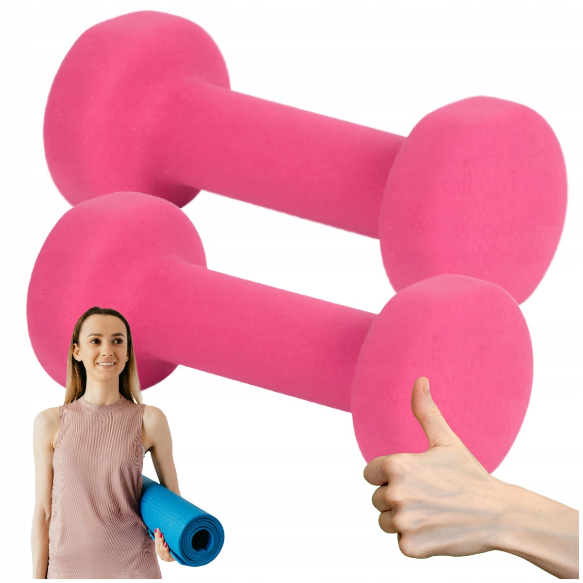 POR CZNE HANTLE DO WICZE DLA POCZ TKUJ CYCH KOBIET ZESTAW 2SZT 1KG CI AR - Kaytan | Sport Sklep ...